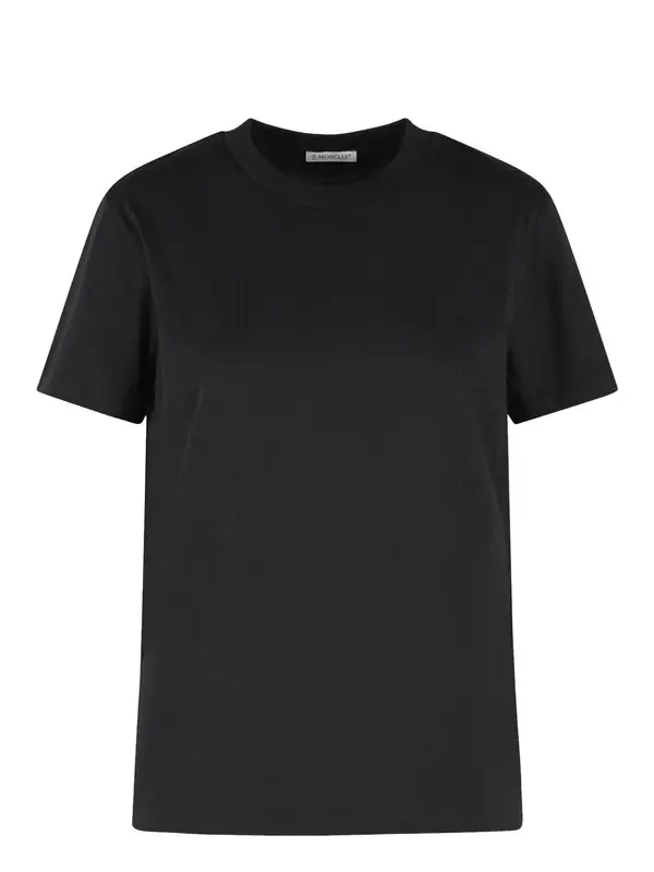 Moncler Cotton T-shirt - Black
