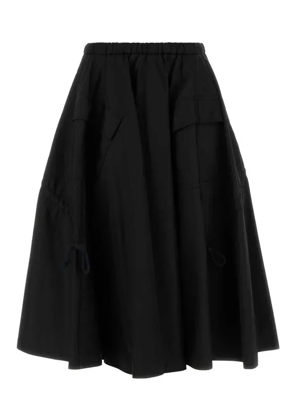 Prada Re-nylon Midi Skirt - Black