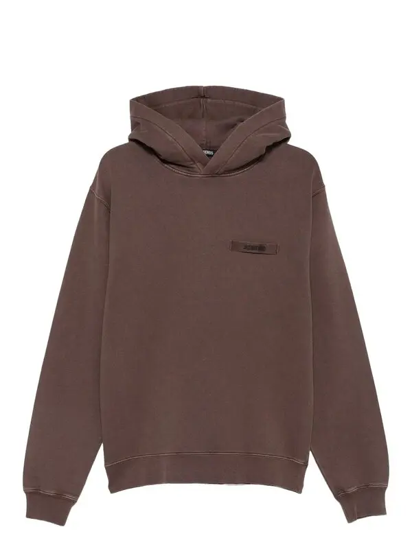 Jacquemus Le Hoodie Gros Grain - Brown