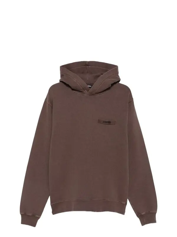 Jacquemus Le Hoodie Gros Grain - Brown