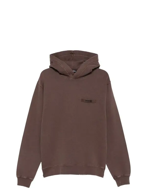 Jacquemus Le Hoodie Gros Grain - Brown