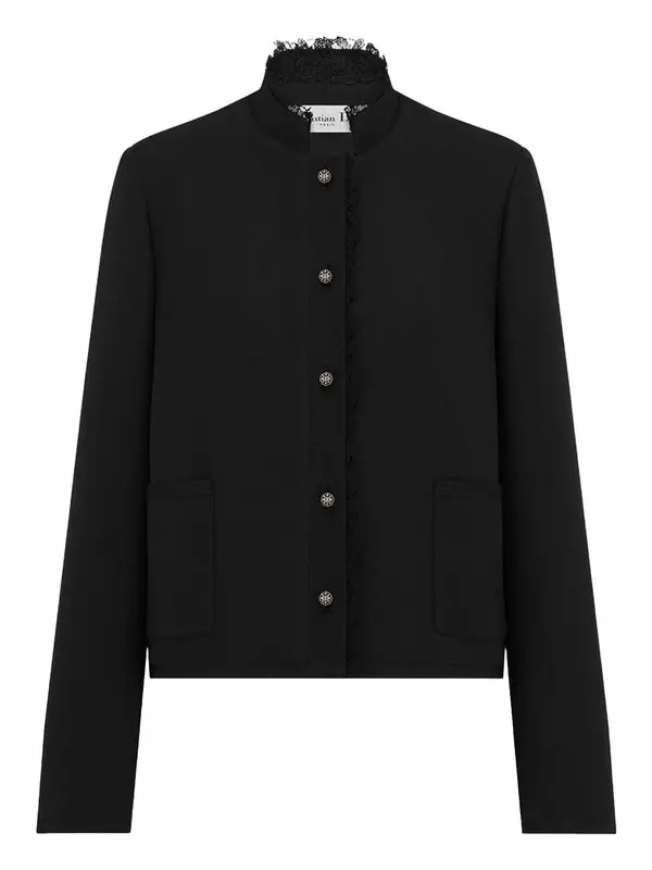 Dior Wool And Silk Blazer - Multicolor