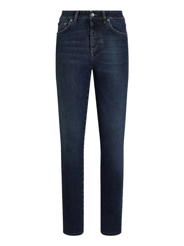 Dolce & Gabbana Stretch Cotton Denim Jeans - Blue