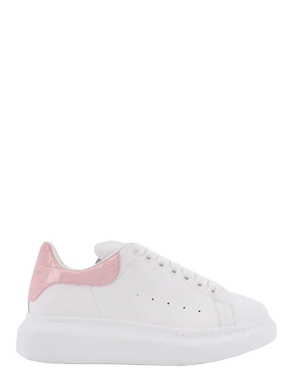 Alexander McQueen Oversize Leather Sneakers - Pink