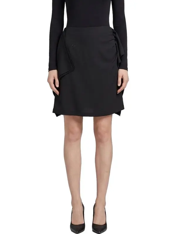 Loewe Wool Skirt - Black