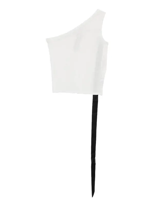 Rick Owens One-shoulder Top - White