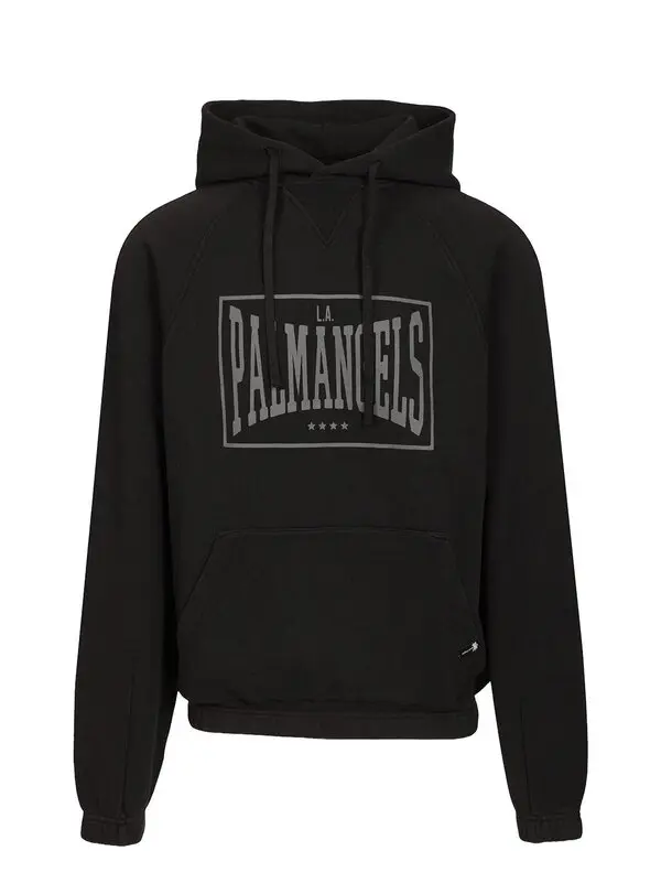 Palm Angels Vintage Box Hoodie - Black