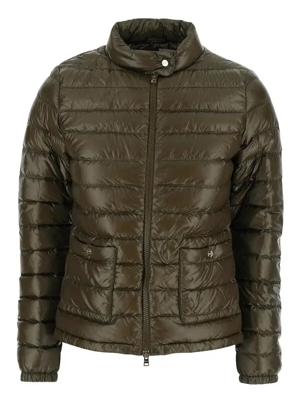 Herno Puffer Jacket With Quilted Design - Green