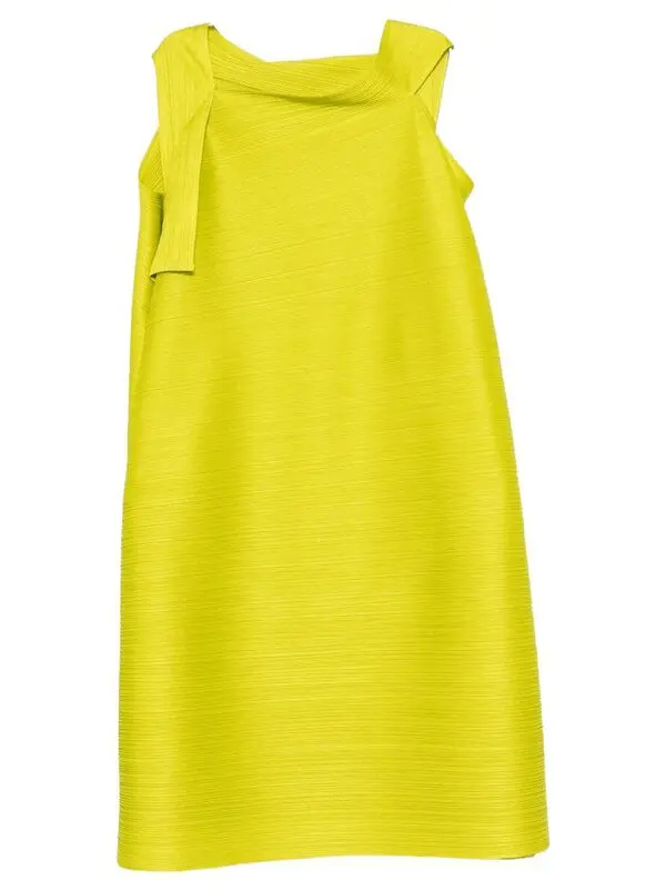 Issey Miyake Midi Dress - Multicolor