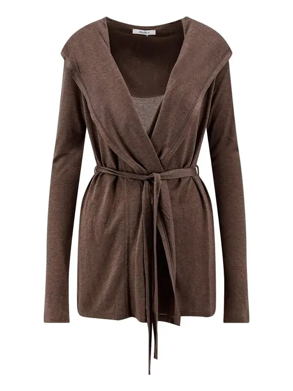 Max Mara Mxmfalda Yocell And Silk Blend Cardigan - Multicolor
