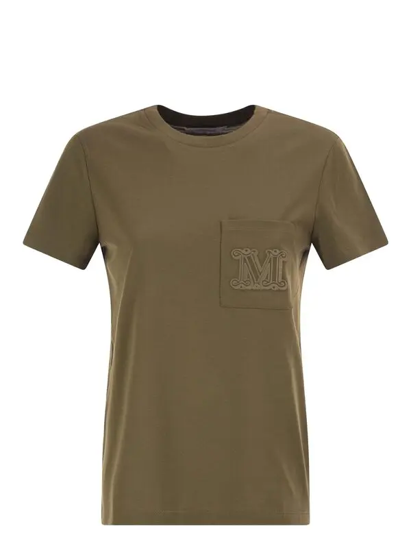 Max Mara Cotton Jersey T-shirt - Yellow