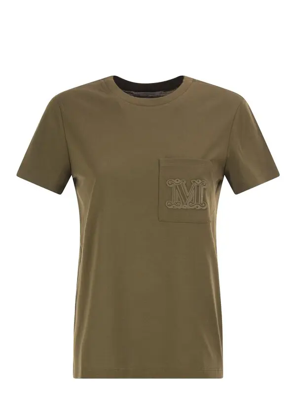 Max Mara Cotton Jersey T-shirt - Yellow