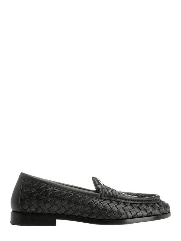 Bottega Veneta Silenzio Moccasins - Black
