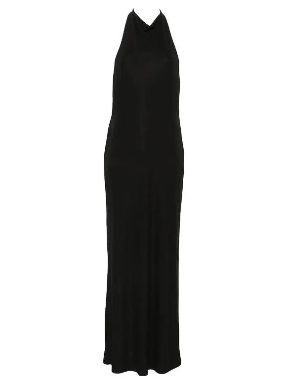 Cult Gaia Halterneck Evening Dress - Black