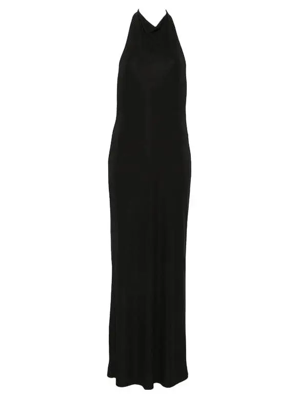Cult Gaia Halterneck Evening Dress - Black