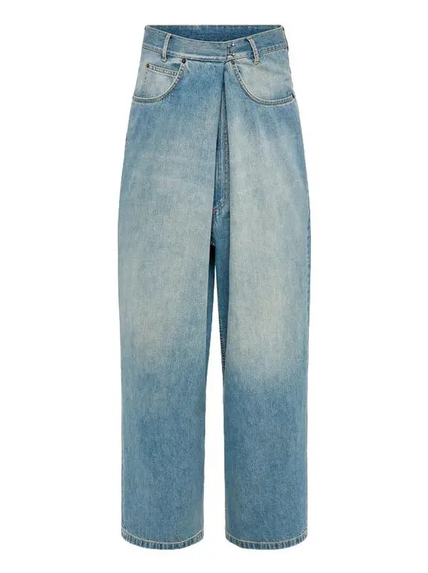 MAISON MARGIELA Denim Wide-leg Jeans - Blue