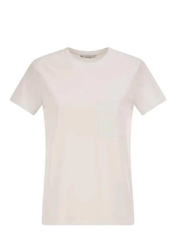 Max Mara Papaia Cotton Jersey T-shirt - White