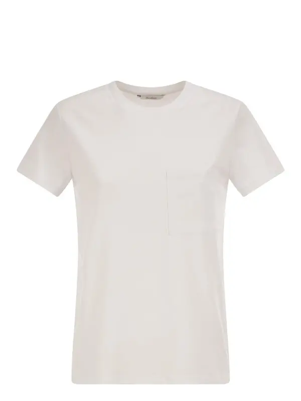 Max Mara Papaia Cotton Jersey T-shirt - White
