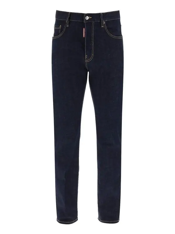 Dsquared2 Cotton Denim Jeans - Blue
