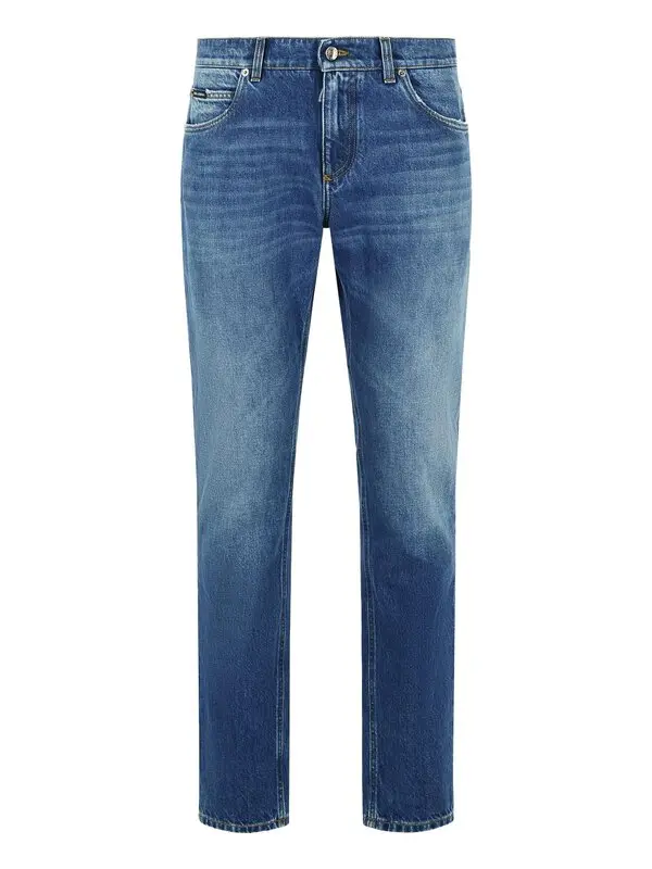 Dolce & Gabbana Cotton Jeans - Blue