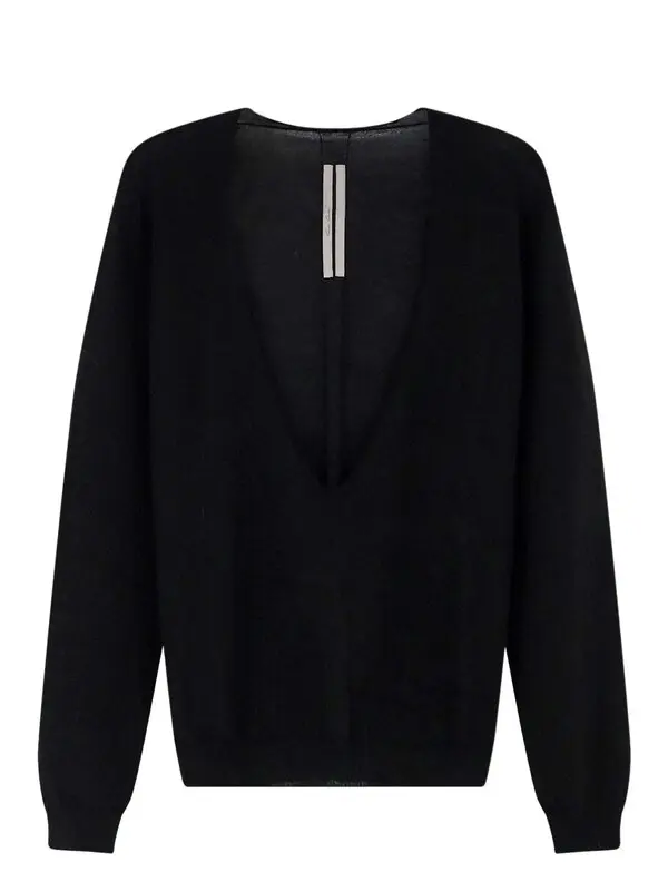 Rick Owens Tower Extreme Wool Sweater - Black