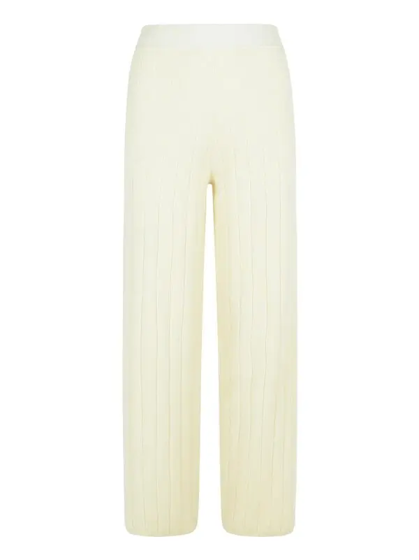 Max Mara Cashmere Jogger Pants - White
