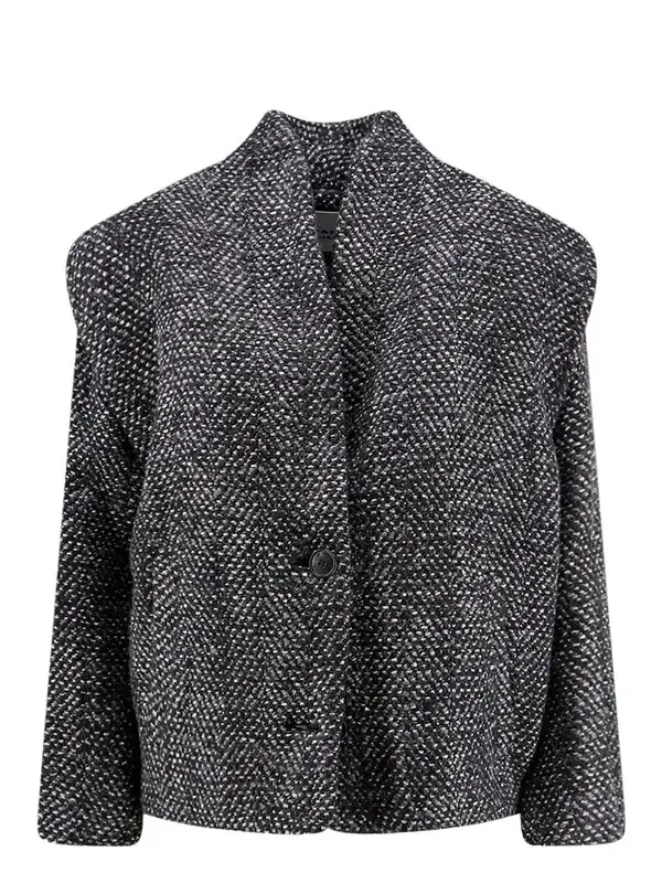 Isabel Marant Étoile Marant Drogo Mélange Fabric Coat - Multicolor