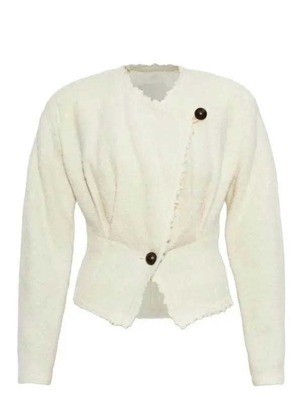 Isabel Marant Étoile Bouclé Tweed Jacket - Cream