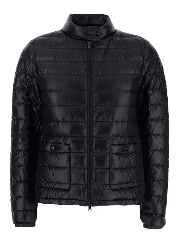 Herno Tech Fabric Quilted Down Jacket - Black