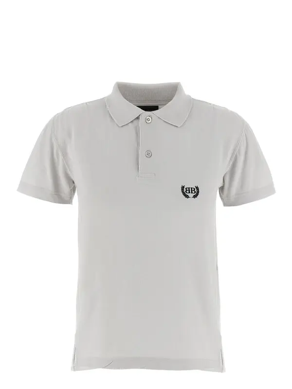 Balenciaga Laurel Classic Polo Shirt - Gray