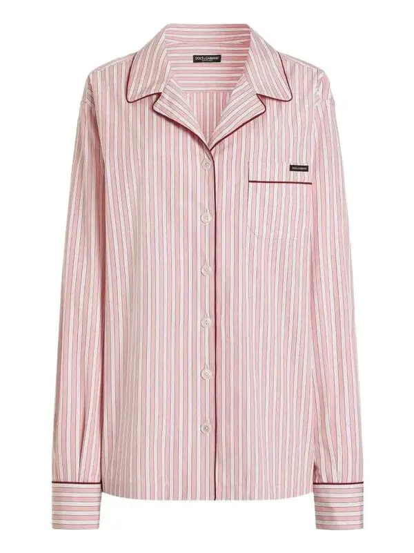 Dolce & Gabbana Striped Button Up Shirt - Multicolor