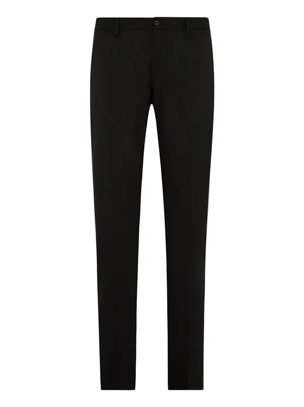 Dolce & Gabbana Wool Blend Trousers - Multicolor