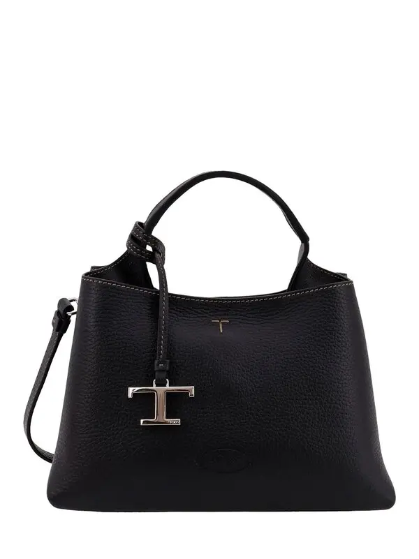 TOD'S Micro Leather Crossbody Bag With Iconic Stitching - Multicolor