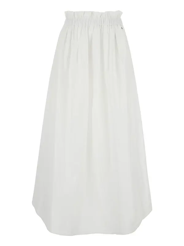 Herno Tech Fabric Skirt With Elastic Waist - Multicolor