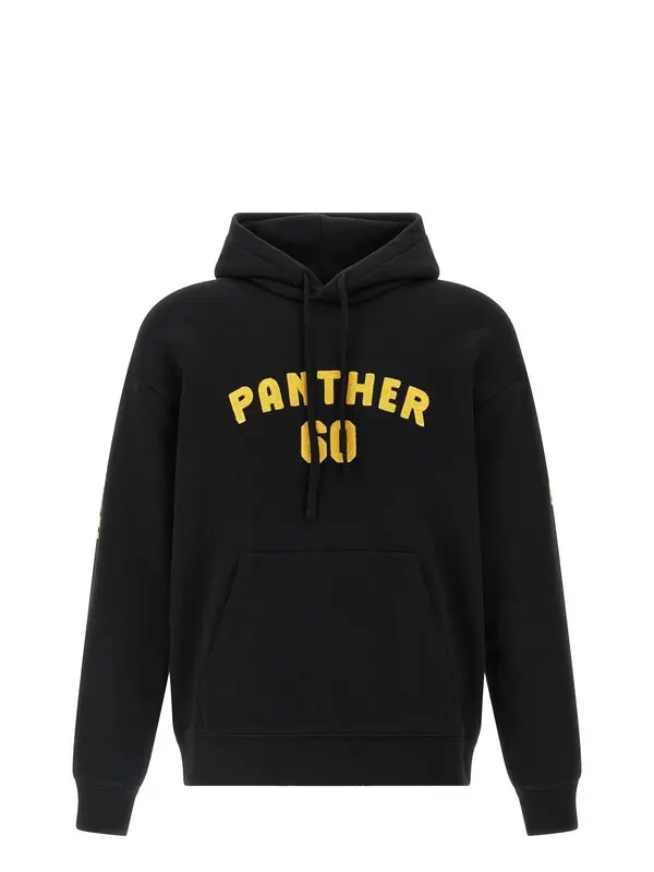 Valentino Garavani Embroidered Cotton Hoodie - Black