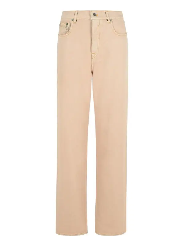 GOLDEN GOOSE Kim Cotton Jeans - Pink