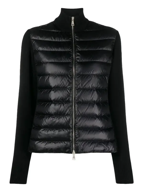 Moncler Padded Panel Knitted Cardigan - Multicolor