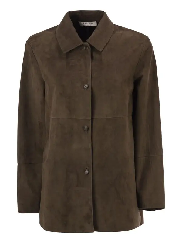 Max Mara Suede Shirt - Brown