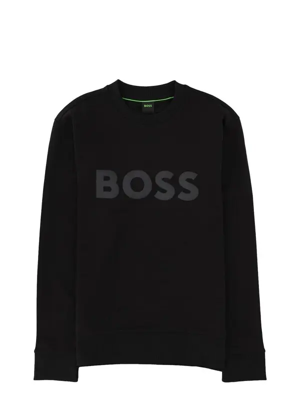 BOSS Sweatshirt With Logo - Black
