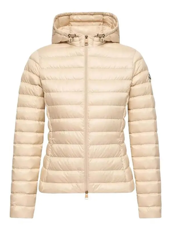Moncler Quilted Down Puffer Jacket - Cream