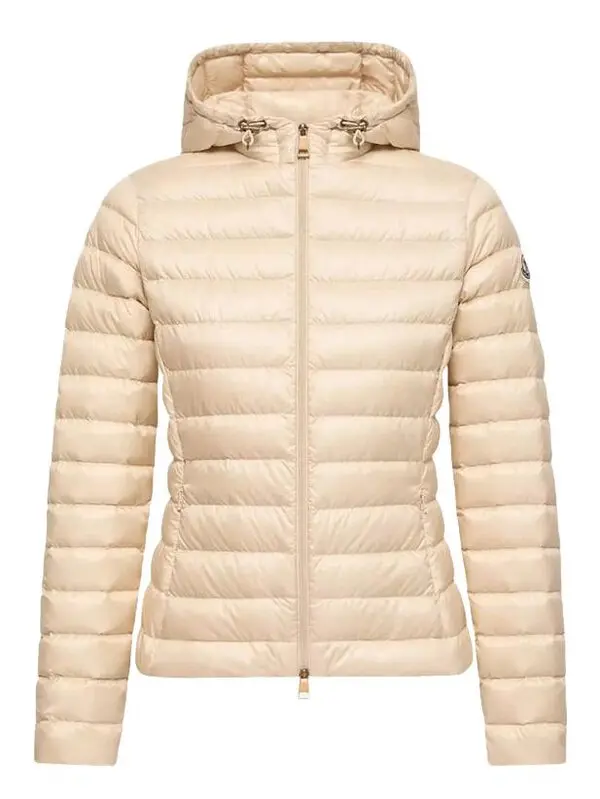Moncler Quilted Down Puffer Jacket - Cream