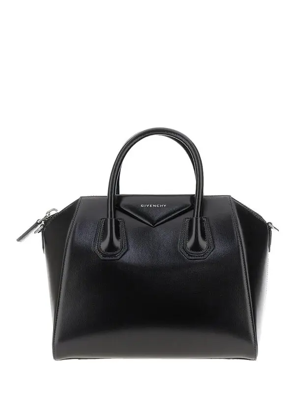 Givenchy Leather Small Antigona Bag - Black