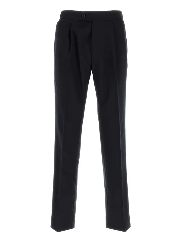 Brioni Midnight Wool Pant - Blue