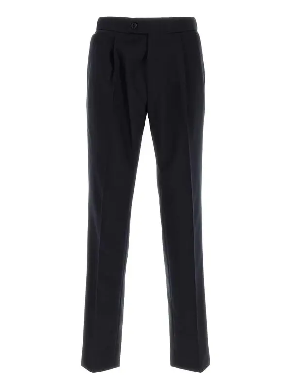 Brioni Midnight Wool Pant - Blue
