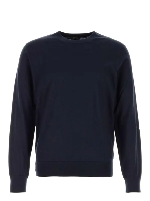 Brioni Cashmere Blend Sweater - Blue
