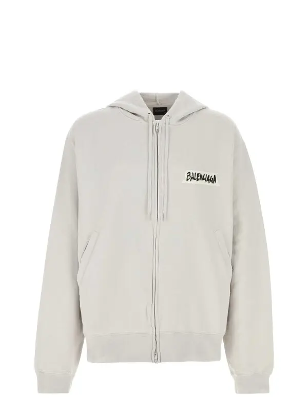 Balenciaga Cotton Sweatshirt - White