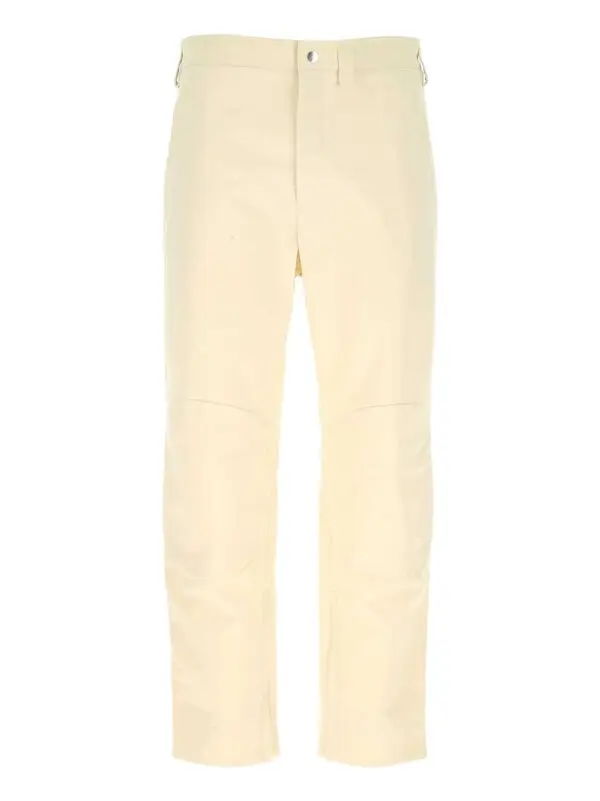 JIL SANDER Ivory Cotton Pant - White