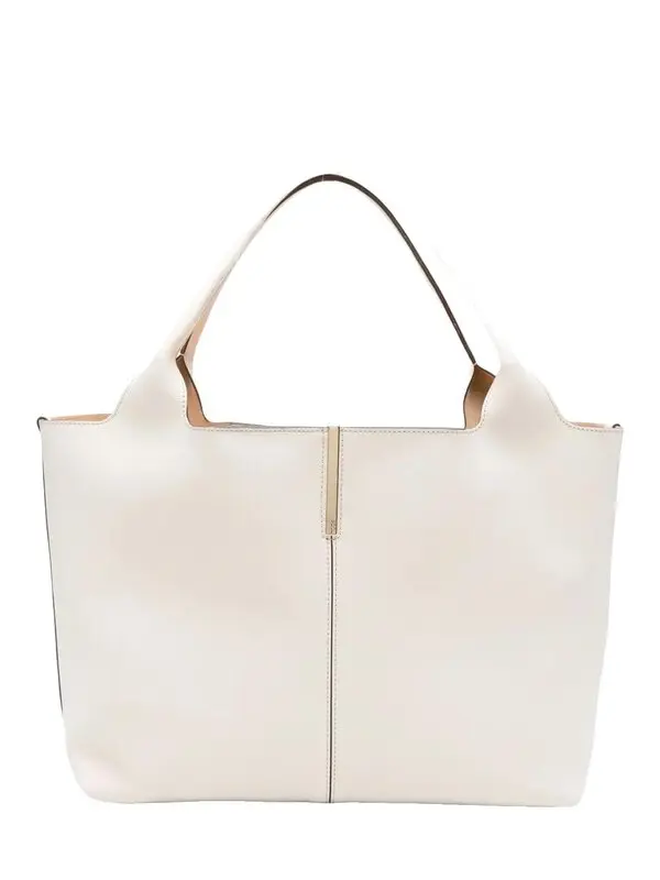 TOD'S Leather Shopping Bag - White