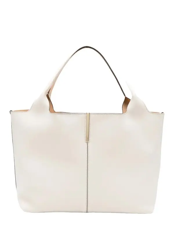 TOD'S Leather Shopping Bag - White