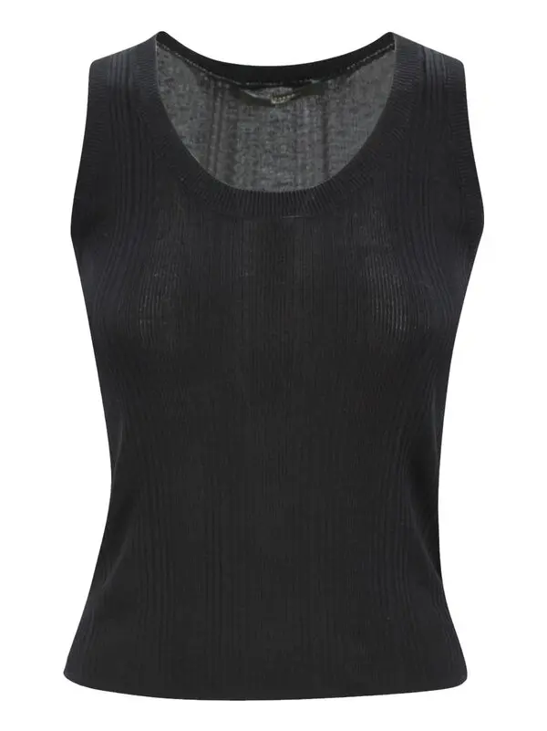 Max Mara Jersey Top - Black